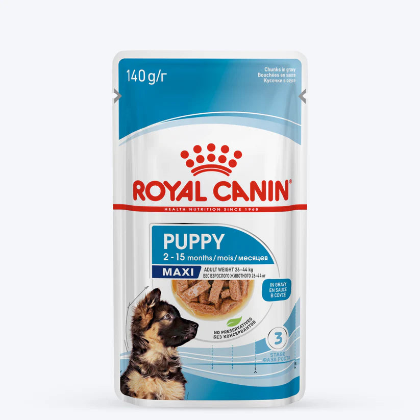 Royal Canin Maxi Breed Wet Puppy Food - 140g – Pets Empire