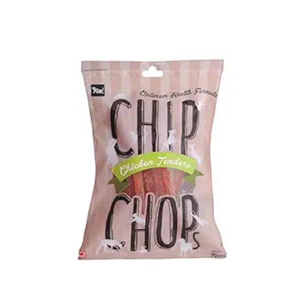 CHIP CHOP CHICKEN TENDERA DOG TREATS 70g – Pets Empire